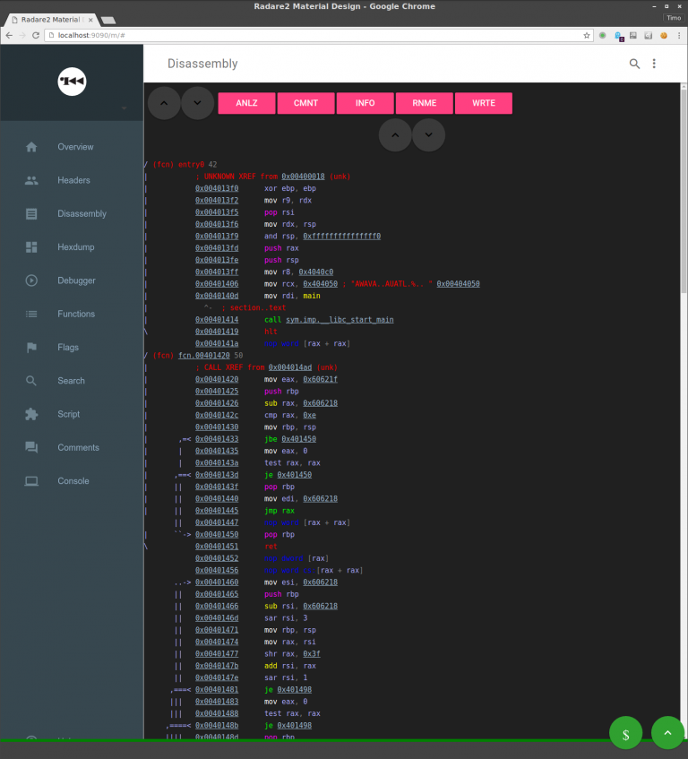 Reverse Engineering With Radare2 – Intro – Insinuator.net